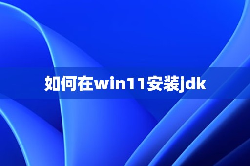 如何在win11安装jdk - 4425教程网