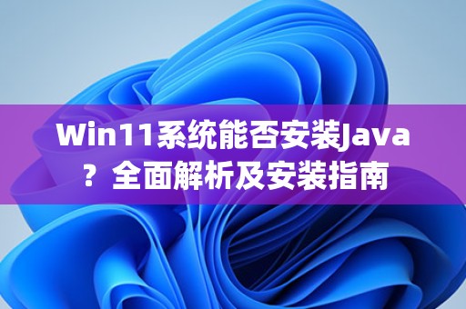 Win11系统能否安装Java？全面解析及安装指南 - 4425教程网