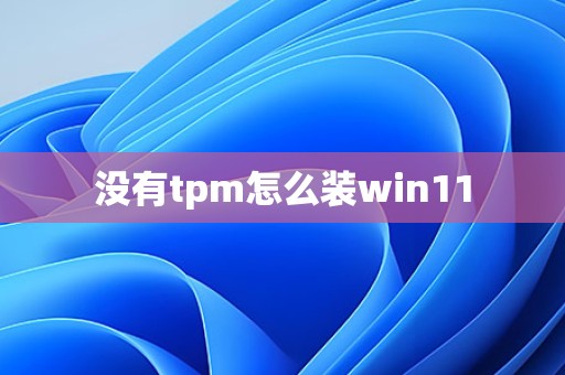 没有tpm怎么装win11 - 4425教程网